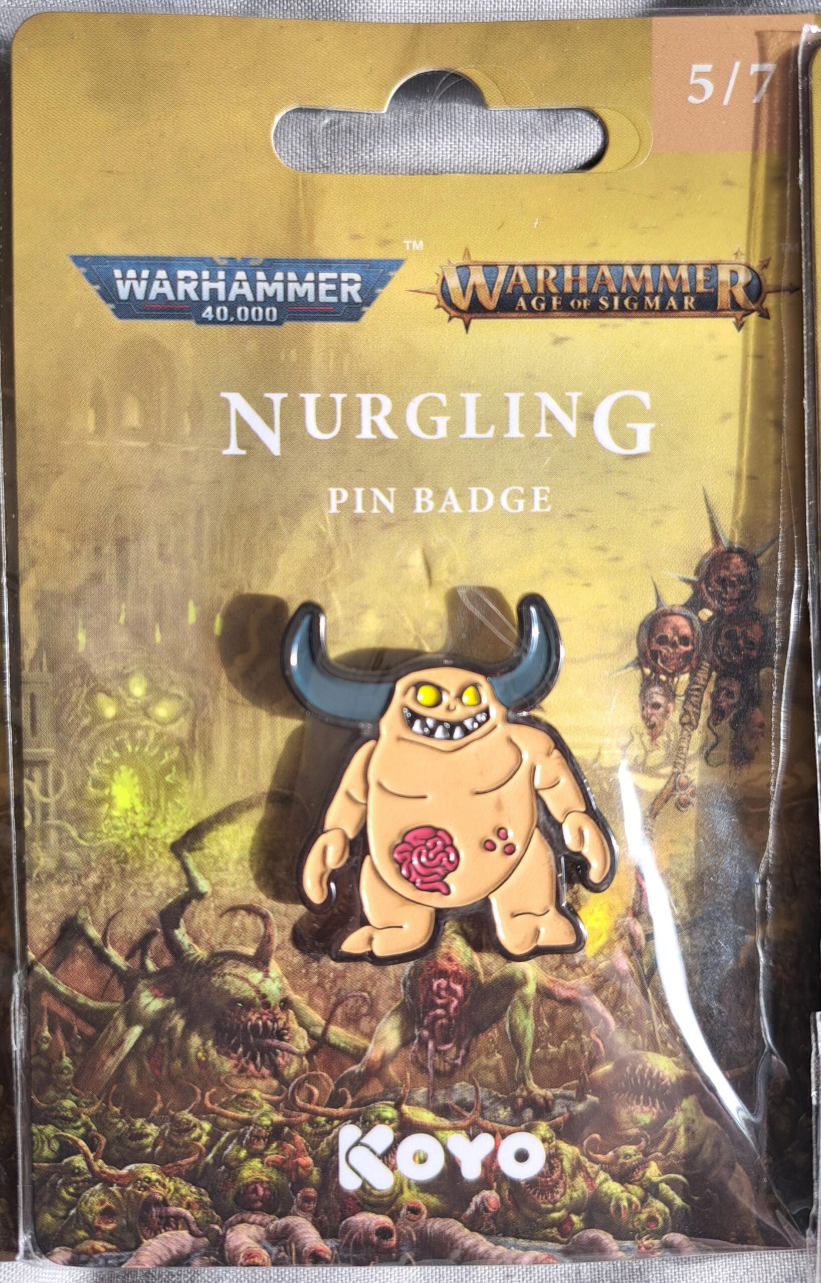 Warhammer Nurgling PIN (Orange 5/7) – El Noveno Reino